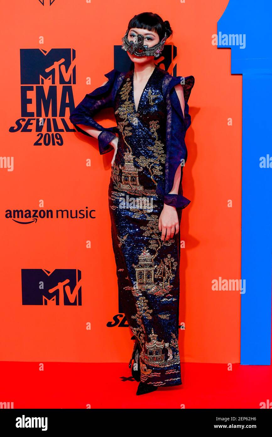 Jasmine Sokko on the Red Carpet during the MTV European Music Awards ...