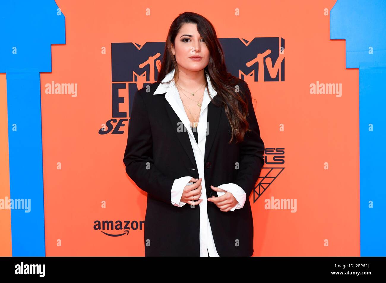 Alba Paul Ferrer on the Red Carpet during the MTV European Music Awards ...