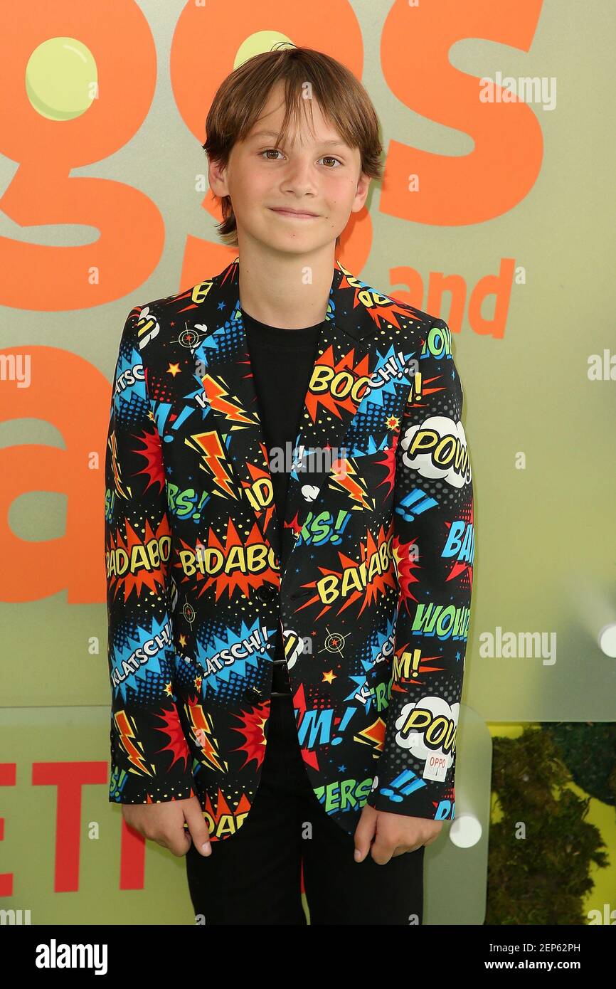 Finn Carr attends the Premiere Of Netflix's Green Eggs And Ham held at ...