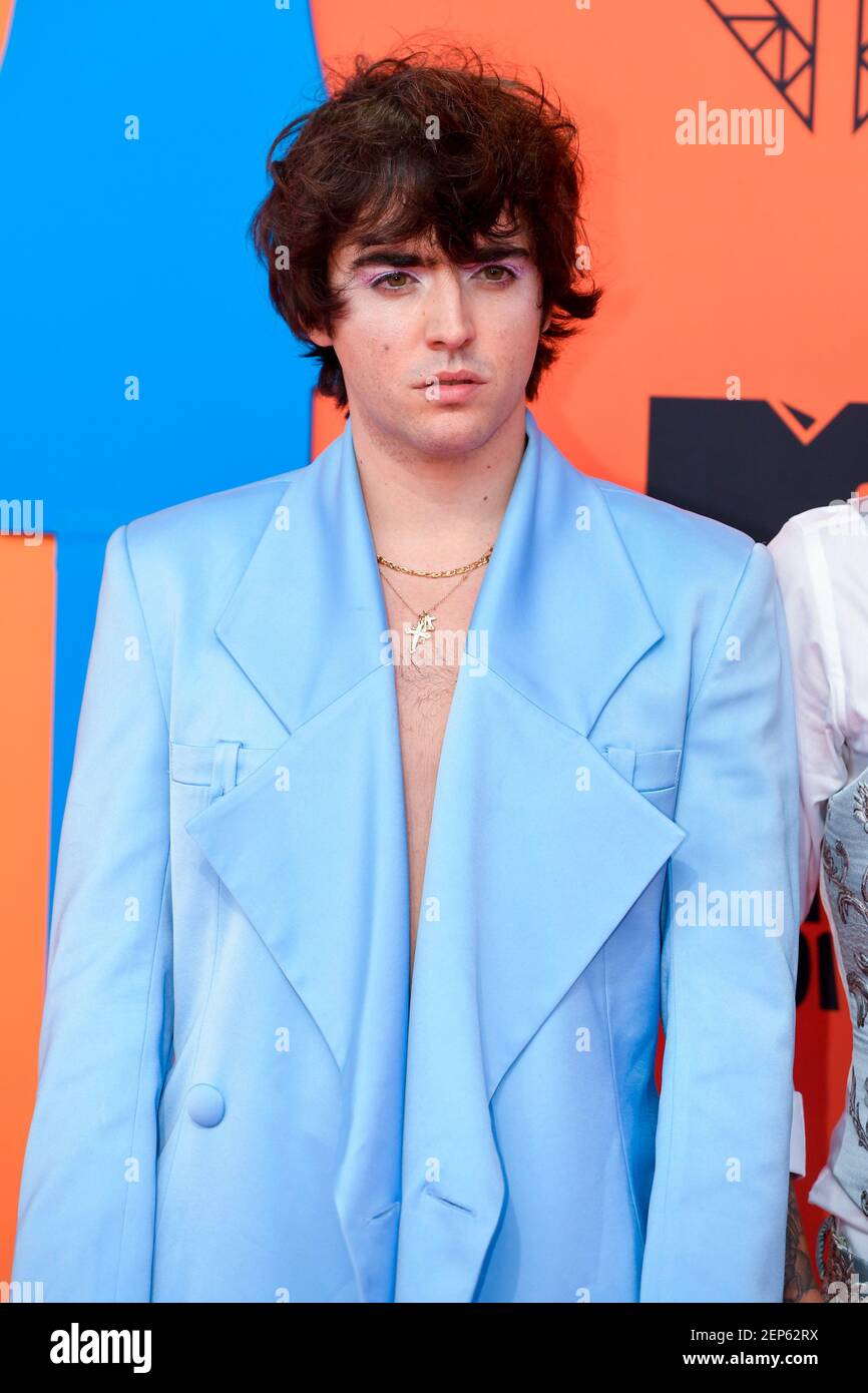 Luc Loren on the Red Carpet during the MTV European Music Awards 2019 ...