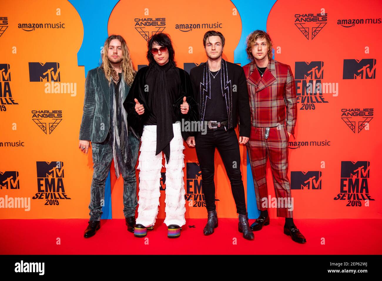 Adam Slack, Luke Spiller, Jed Elliott and Gethin Davies of The Struts ...