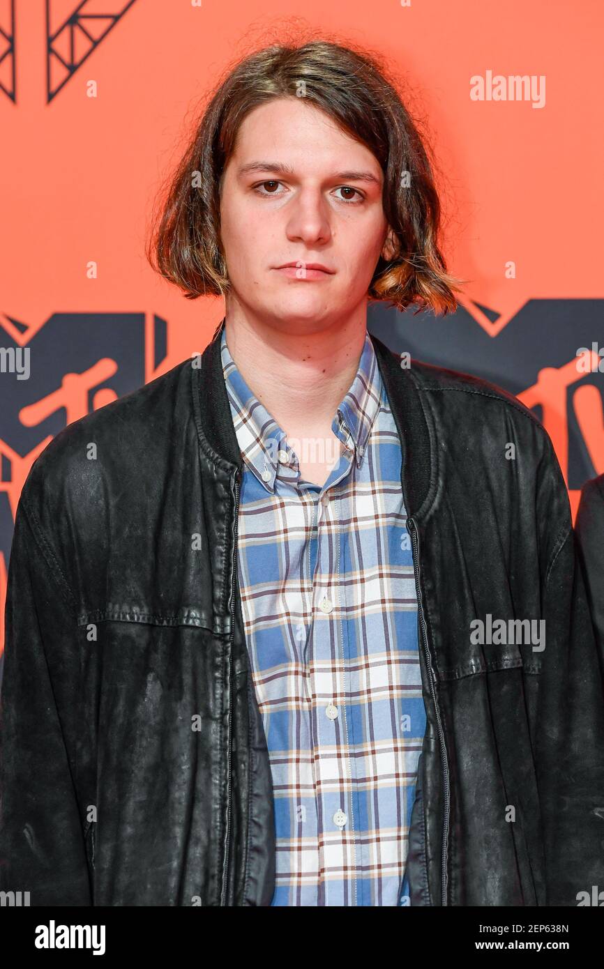 George Daniel of the The 1975 on the Red Carpet during the MTV European ...