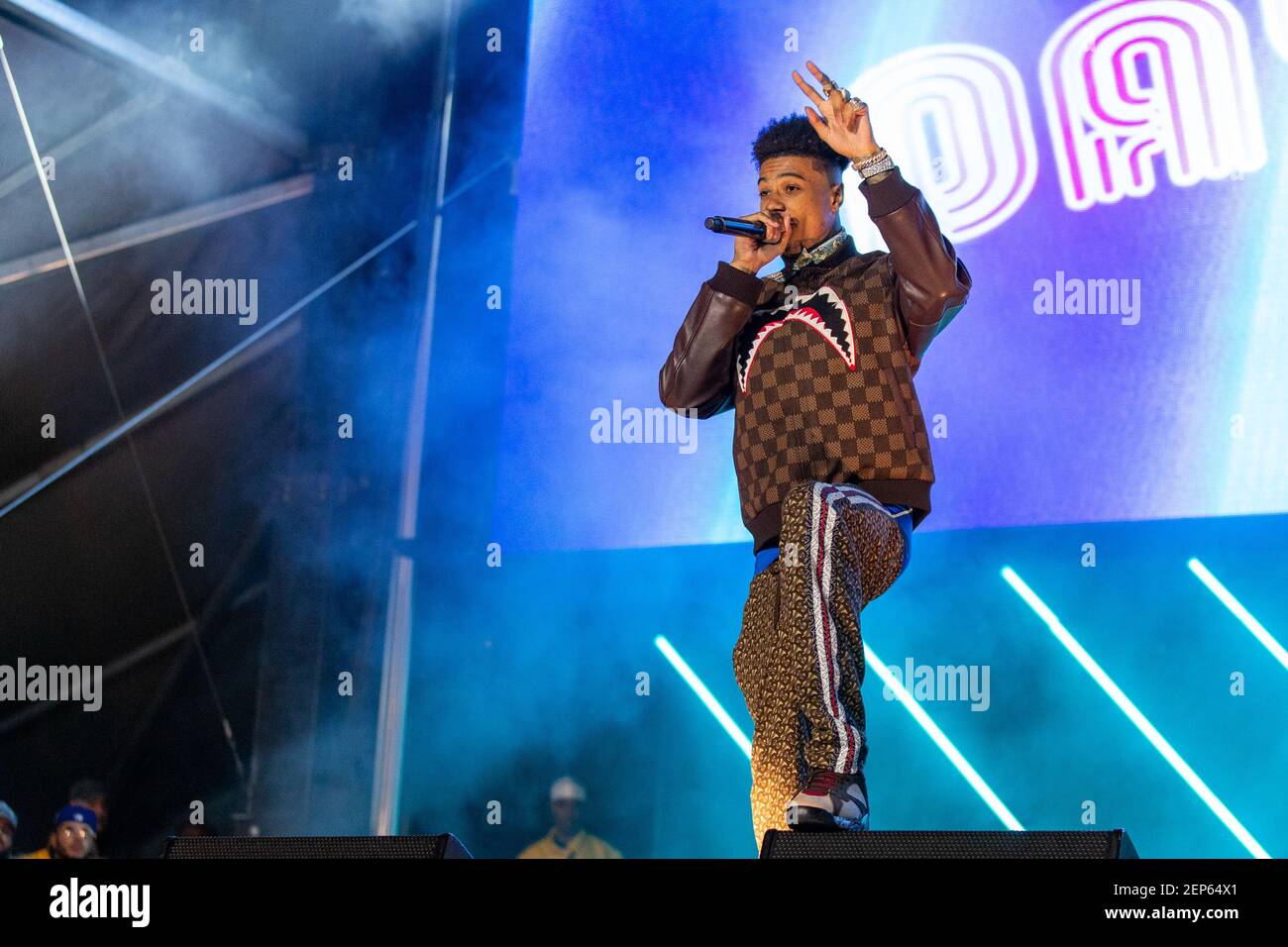 Blueface (Johnathan Michael Porter) during the Day N Vegas Music ...