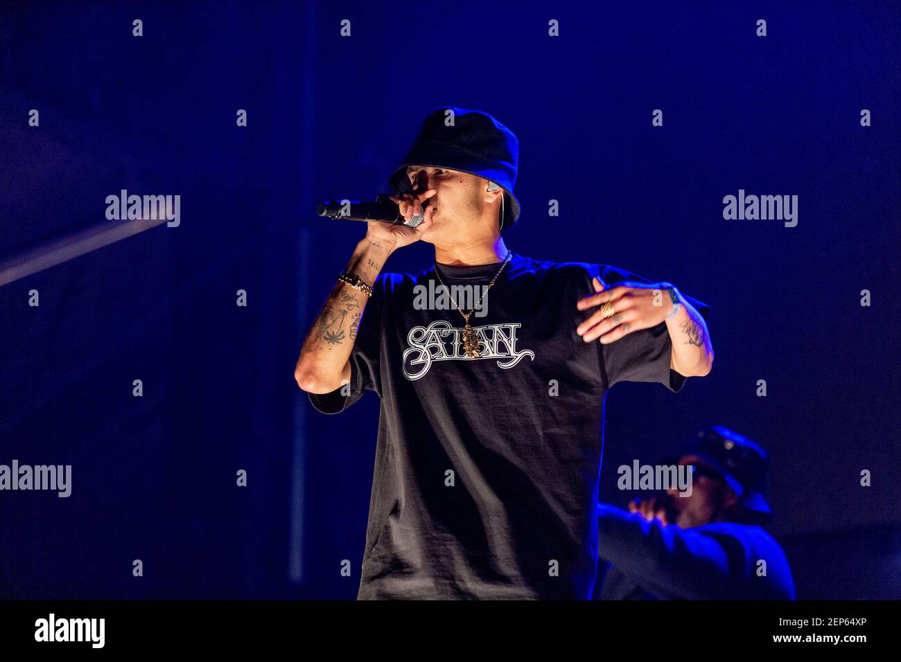 Slowthai (Tyron Kaymone Frampton) during the Day N Vegas Music Festival ...