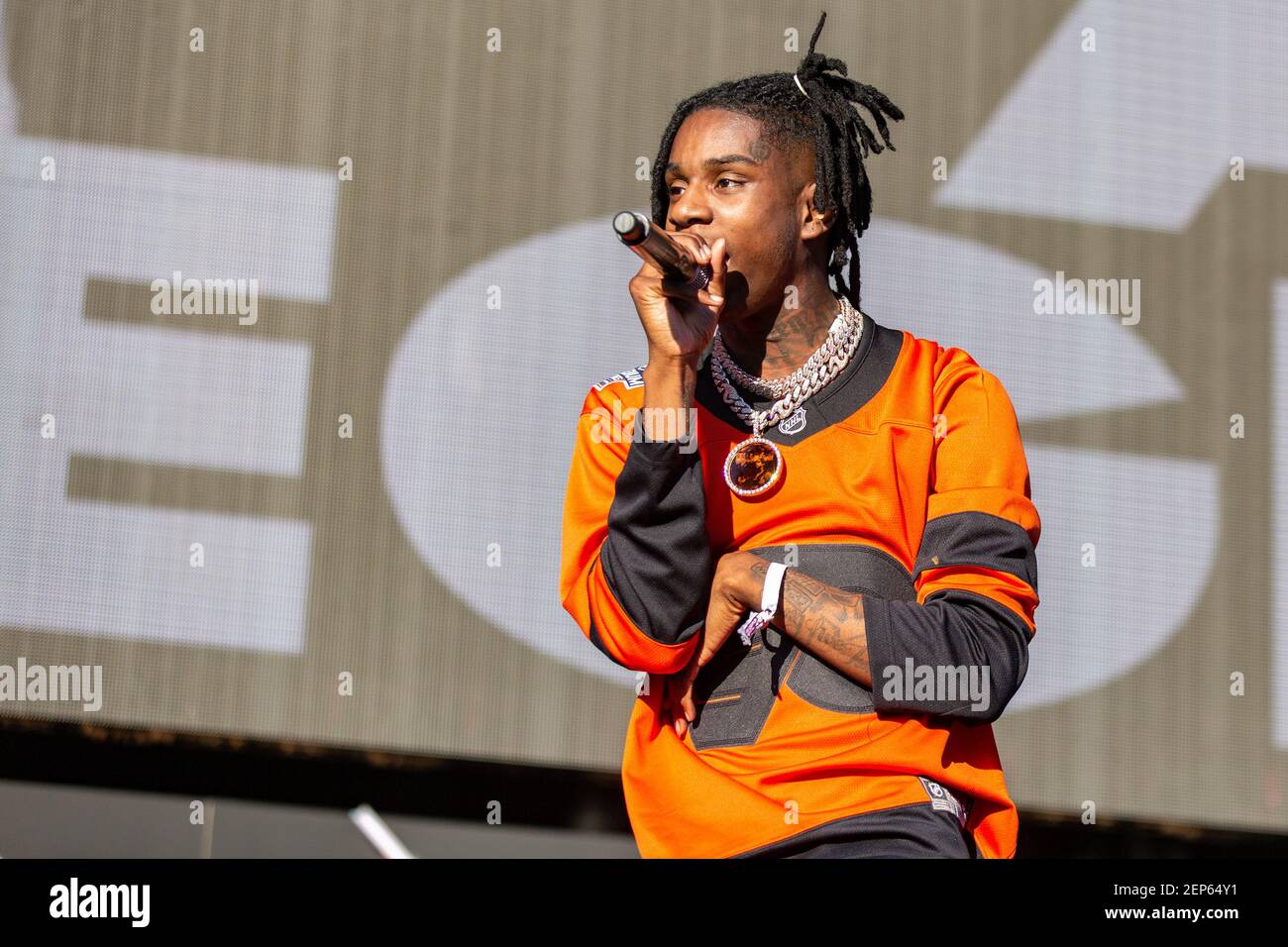 Polo G (Taurus Tremani Bartlett) during the Day N Vegas Music Festival ...