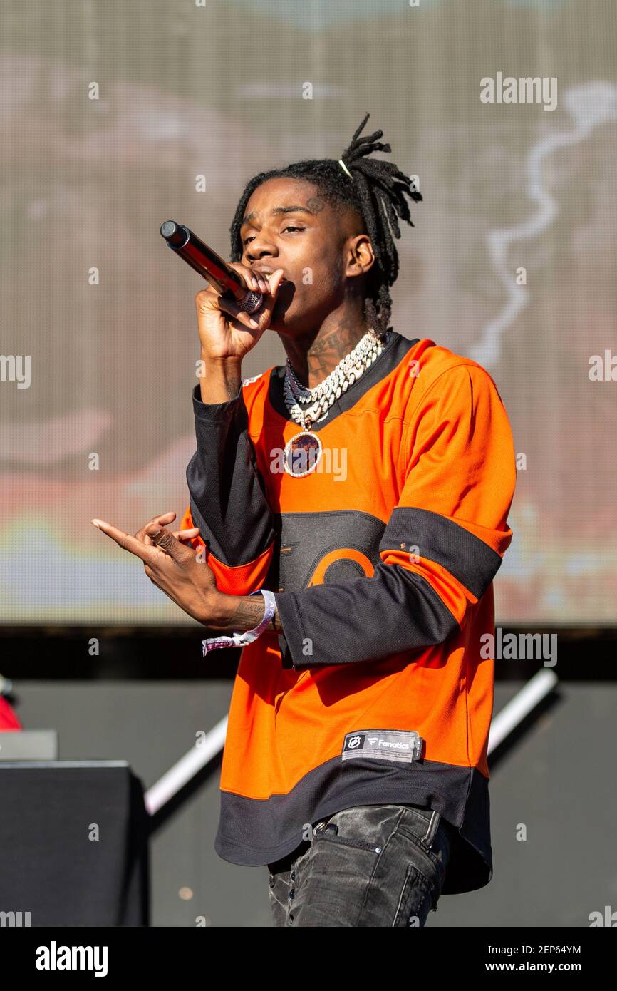 Polo G (Taurus Tremani Bartlett) during the Day N Vegas Music Festival ...