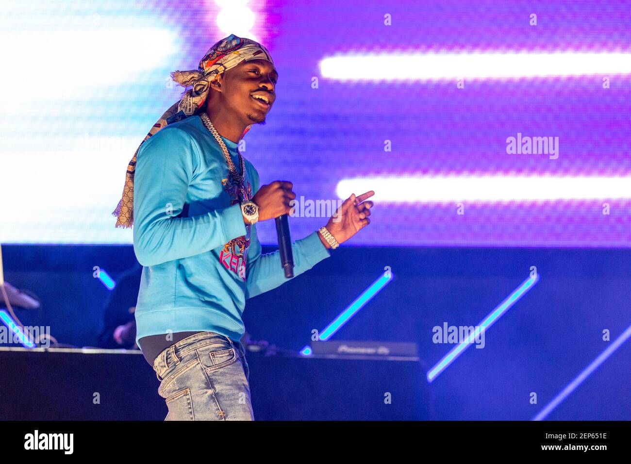 Lil Tjay (Tione Jayden Merritt) during the Day N Vegas Music Festival ...