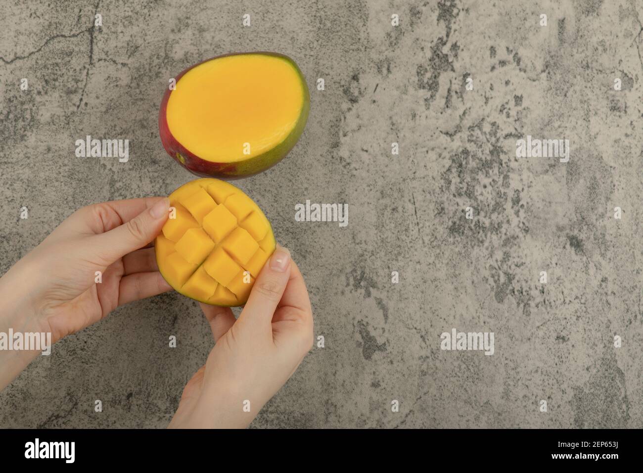 Breaking fruit hi-res stock photography and images - Alamy