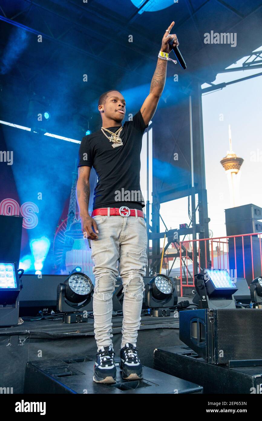 Calboy (Calvin Woods) during the Day N Vegas Music Festival at the Las ...