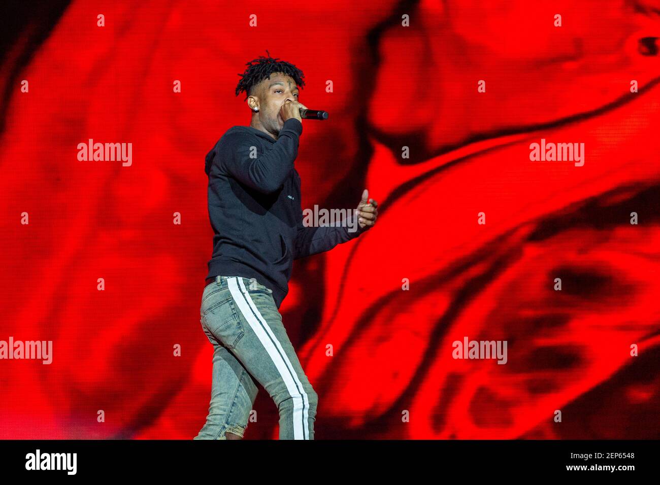 21 Savage (Sheyaa Bin Abraham-Joseph) during the Day N Vegas Music ...