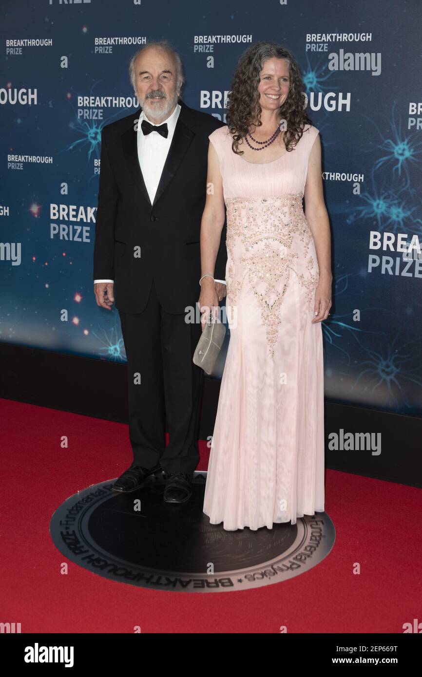 Dr. Harry Noller (L) and guest attend the eighth annual Breakthrough ...