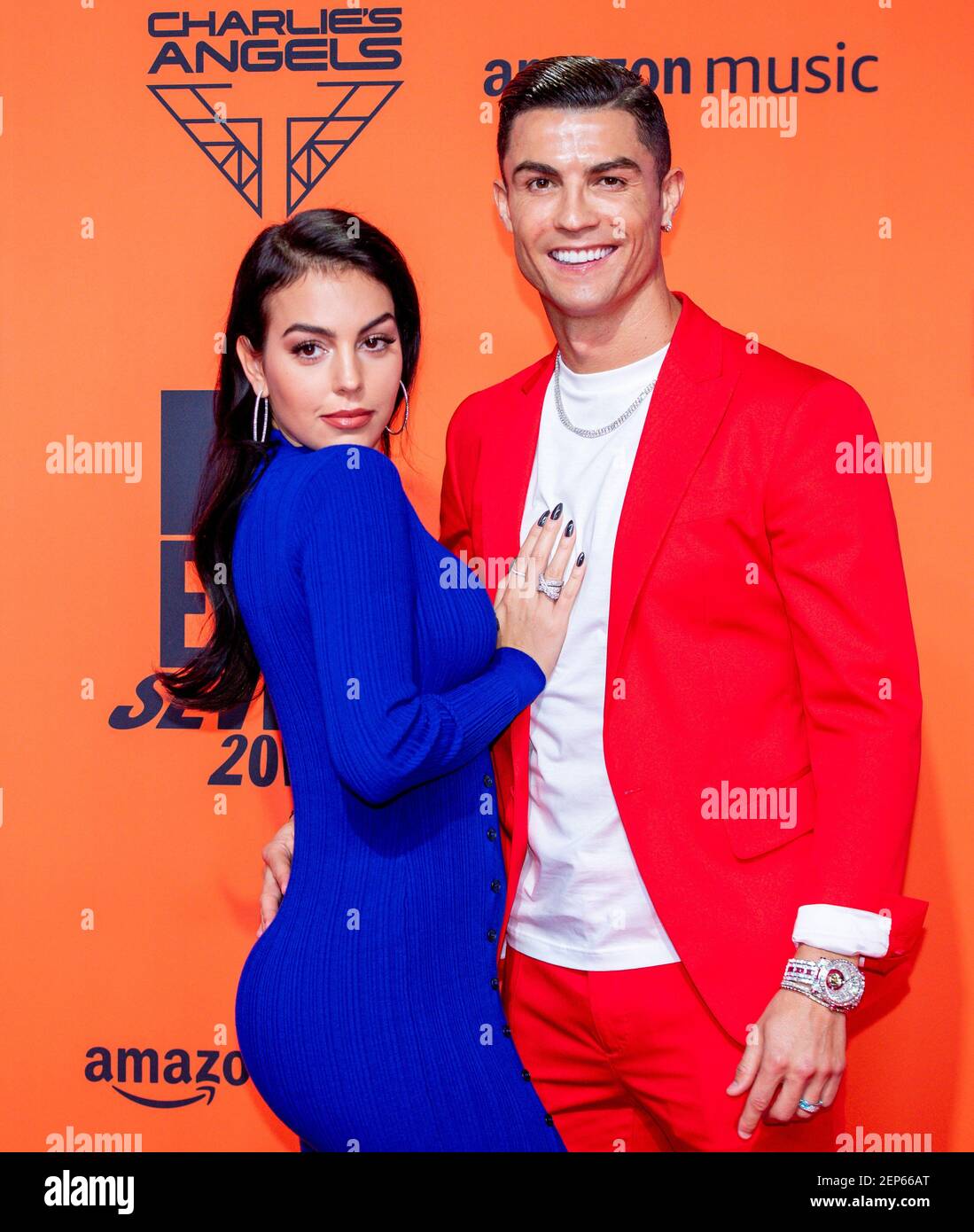 Cristiano Ronaldo and Georgina Rodriguez during the MTV European Music ...