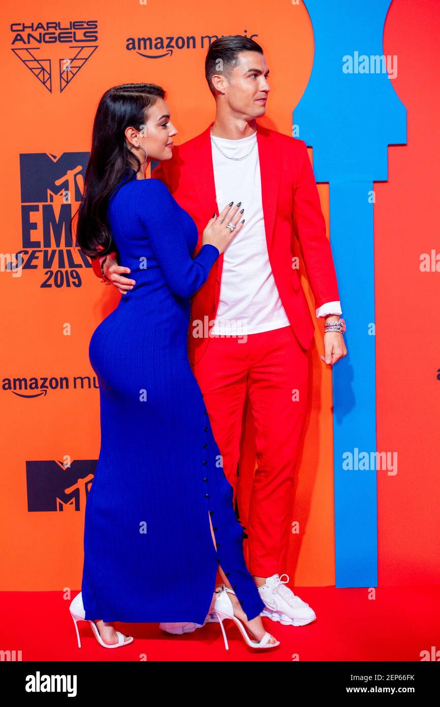 Cristiano Ronaldo and Georgina Rodriguez during the MTV European Music ...