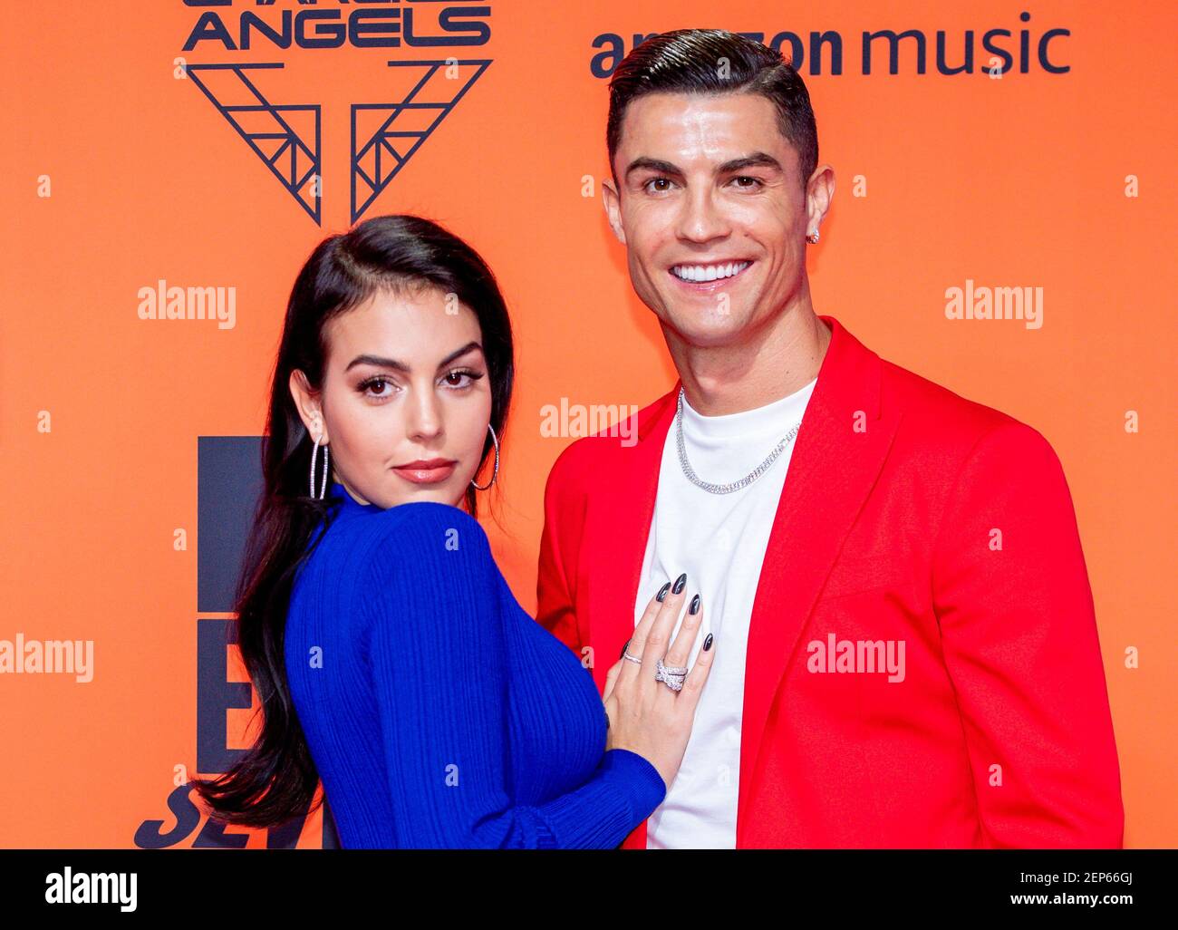 Cristiano Ronaldo and Georgina Rodriguez during the MTV European Music ...