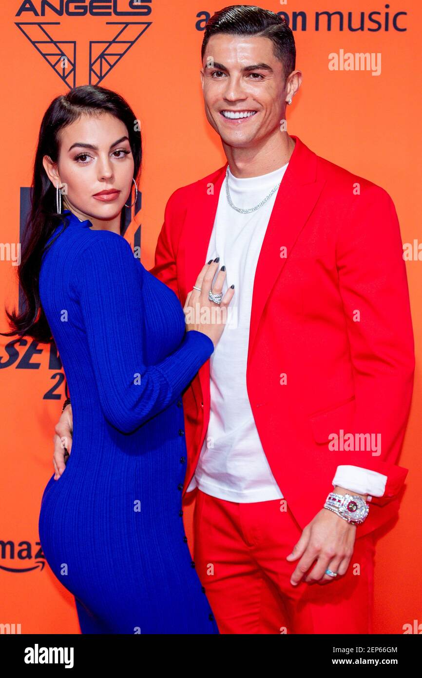 Cristiano Ronaldo and Georgina Rodriguez during the MTV European Music ...