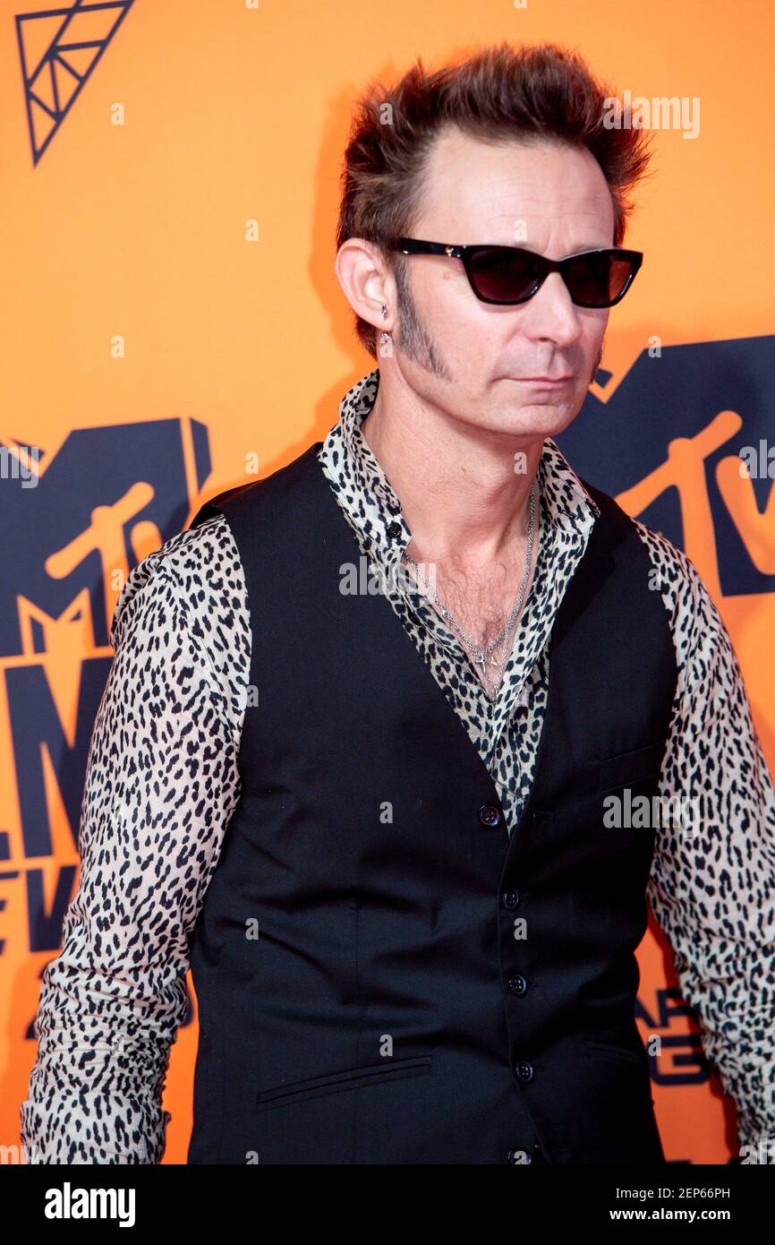 Mike Dirnt of Green Day during the MTV European Music Awards 2019 (MTV ...