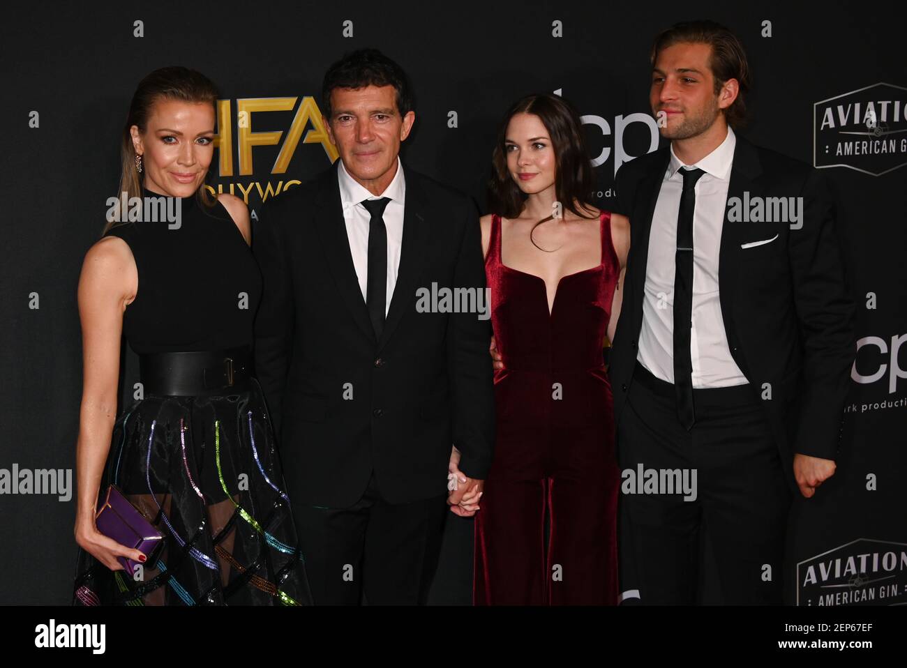 Nicole Kimpel, Antonio Bandaras, Stella Banderas arrives to the 23rd ...