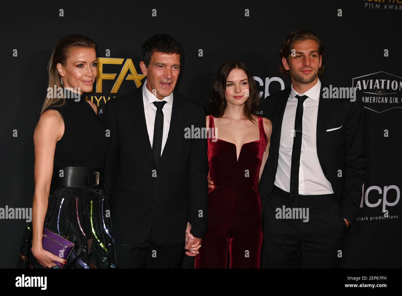 Nicole Kimpel, Antonio Bandaras, Stella Banderas arrives to the 23rd ...