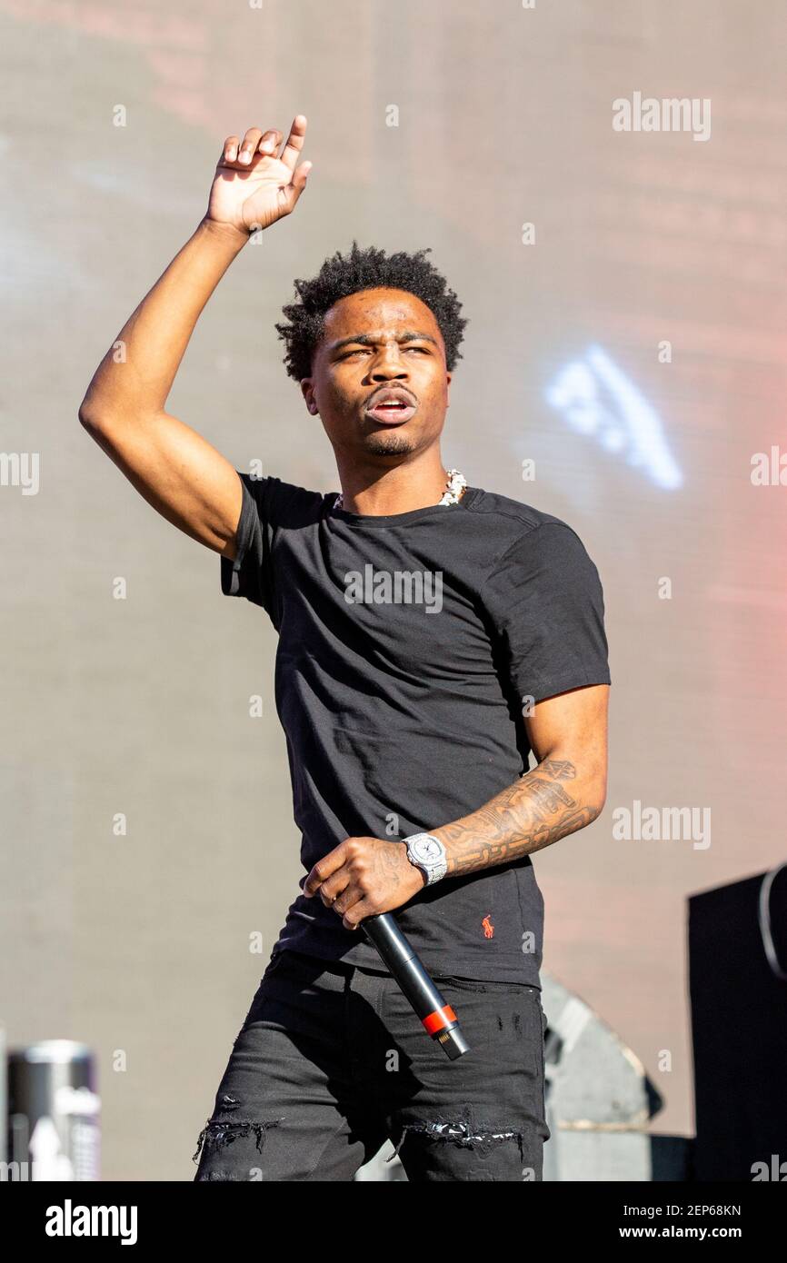 Roddy Ricch (Rodrick Wayne Moore, Jr.) during the Day N Vegas Music ...