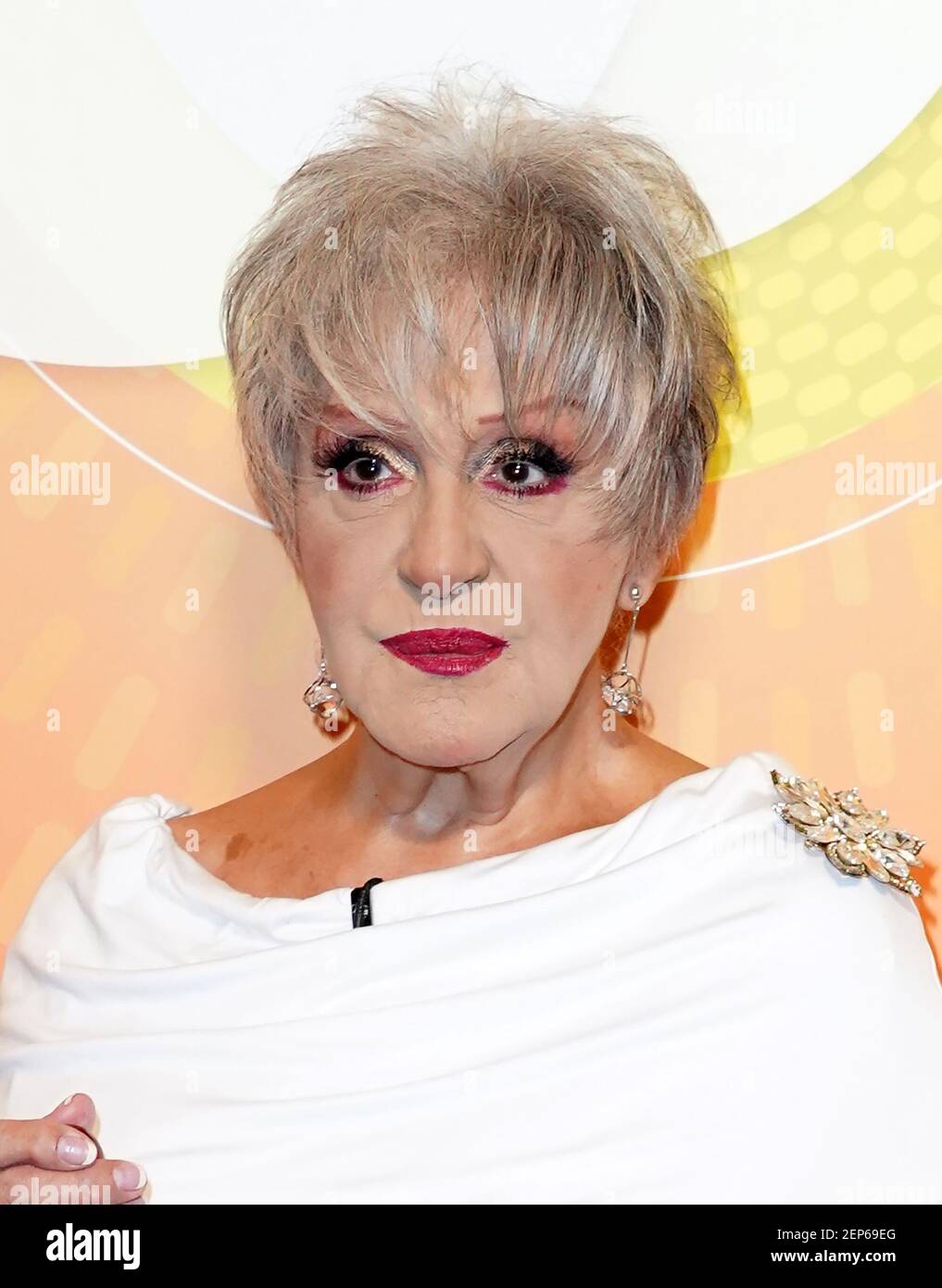 MIAMI, FLORIDA - NOV 4: Jose Jose ex-wife, Anel Norena poses backstage ...