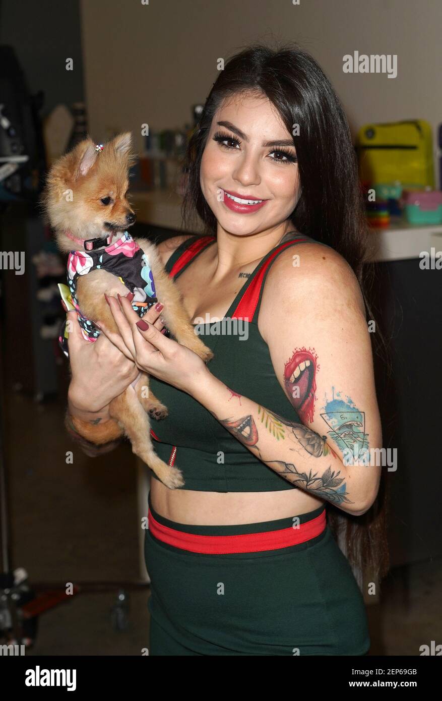MIAMI, FLORIDA - NOV 4: Reina de la Cancion contestant Giselle is seen ...