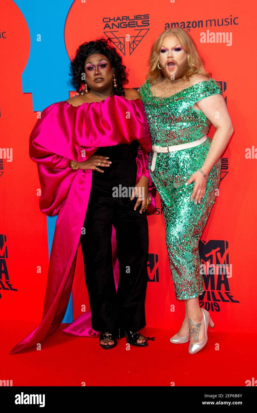 Mahatma Kandhi and Grace Shush during the MTV European Music Awards ...