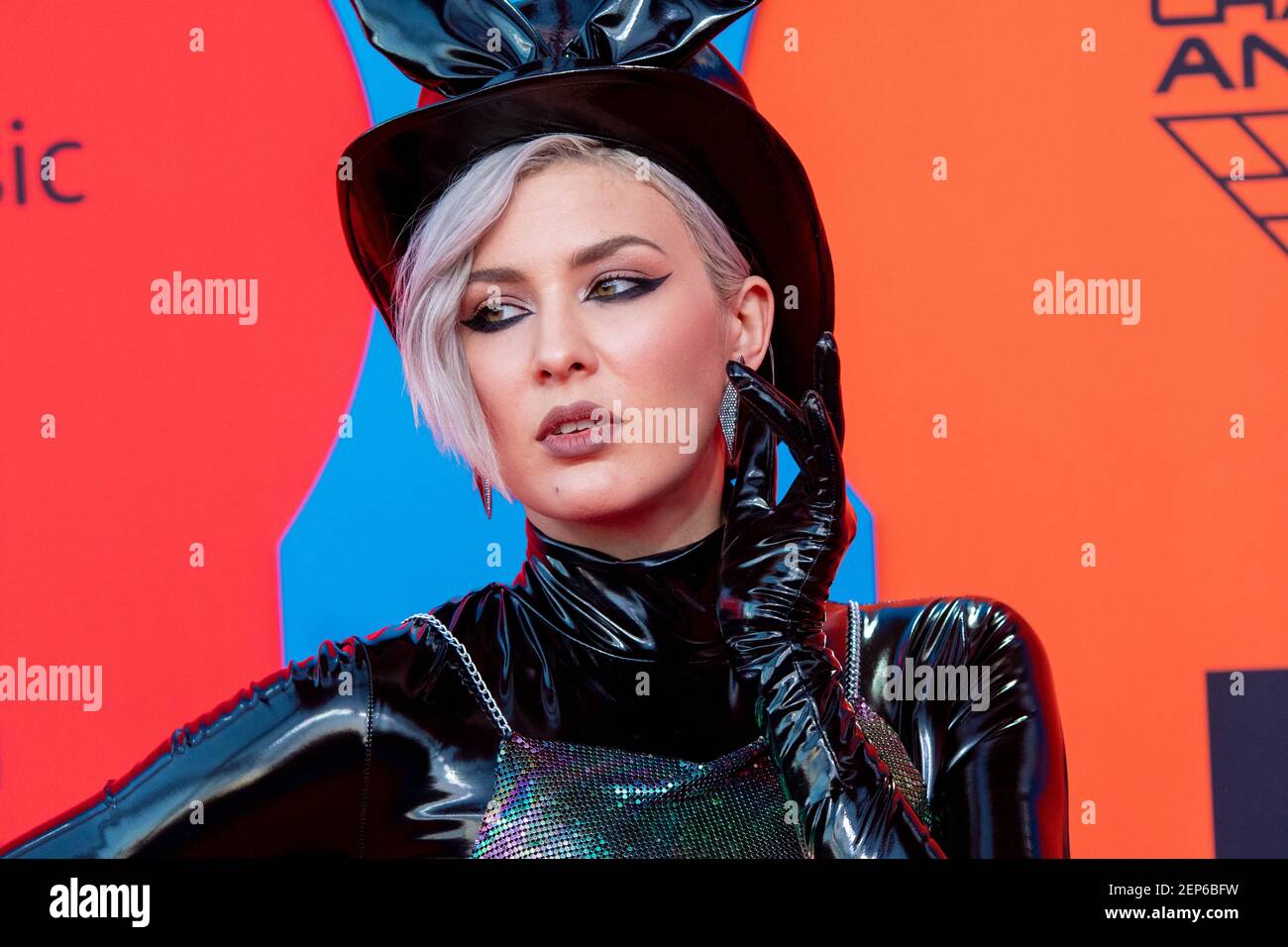 Maruv during the MTV European Music Awards 2019 (MTV EMA’s) at the ...