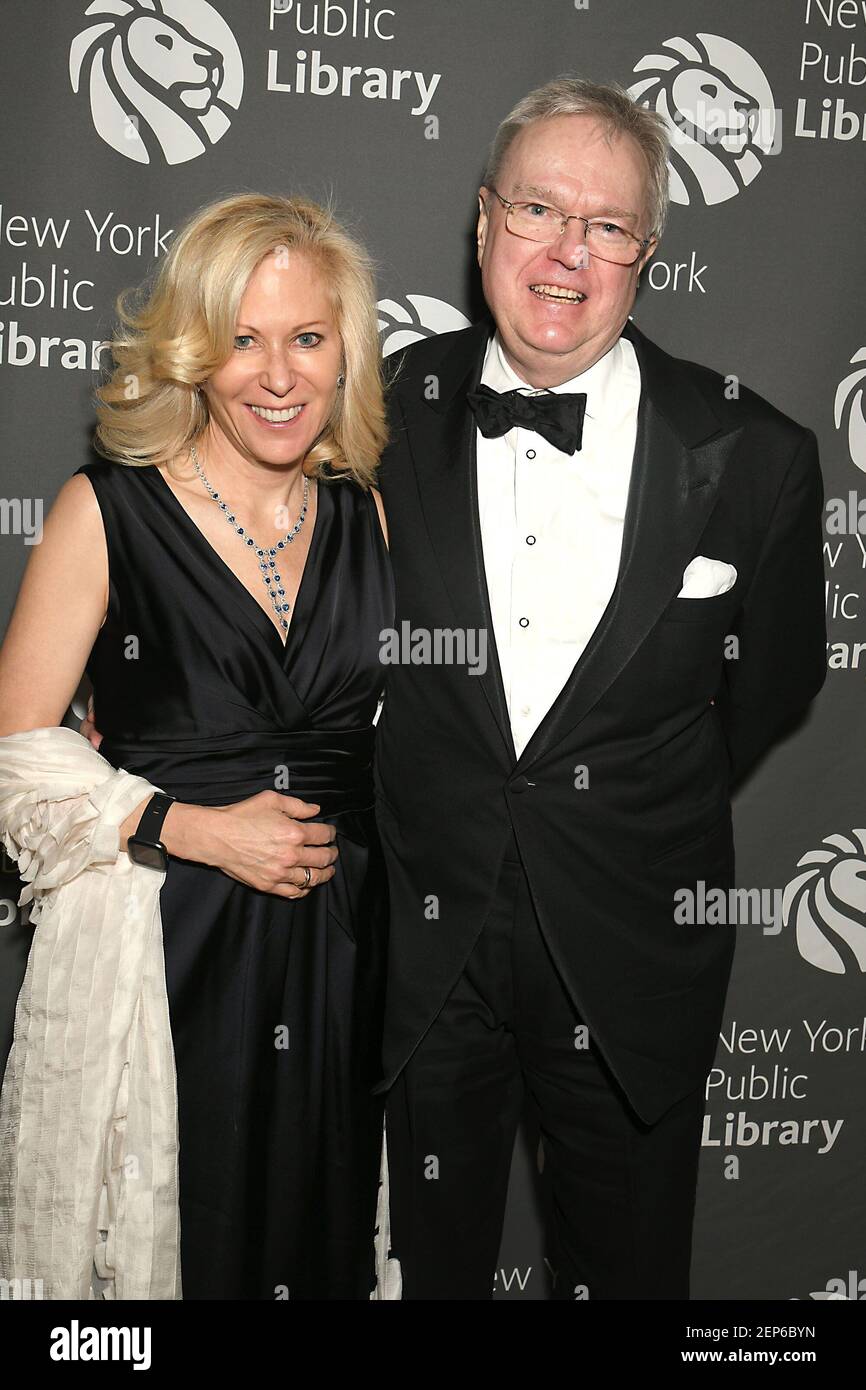 Catherine Heald and Donald Heald attends The New York Public Library's ...