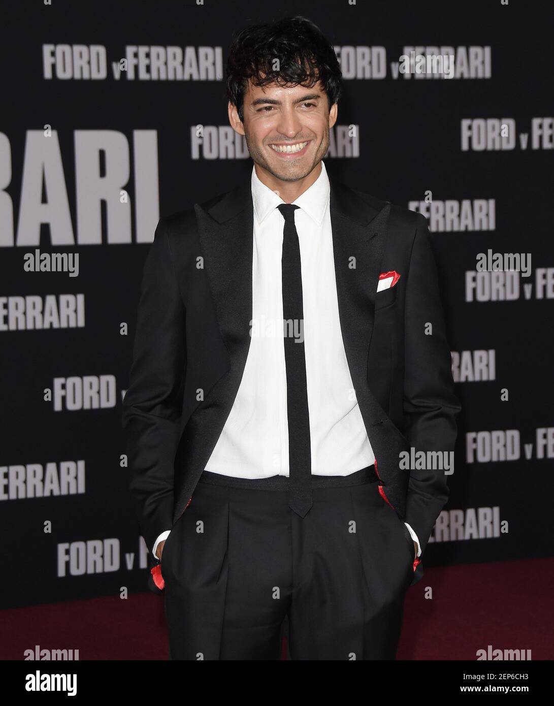 Francesco Bauco arrives at the FORD v FERRARI Los Angeles Screening ...