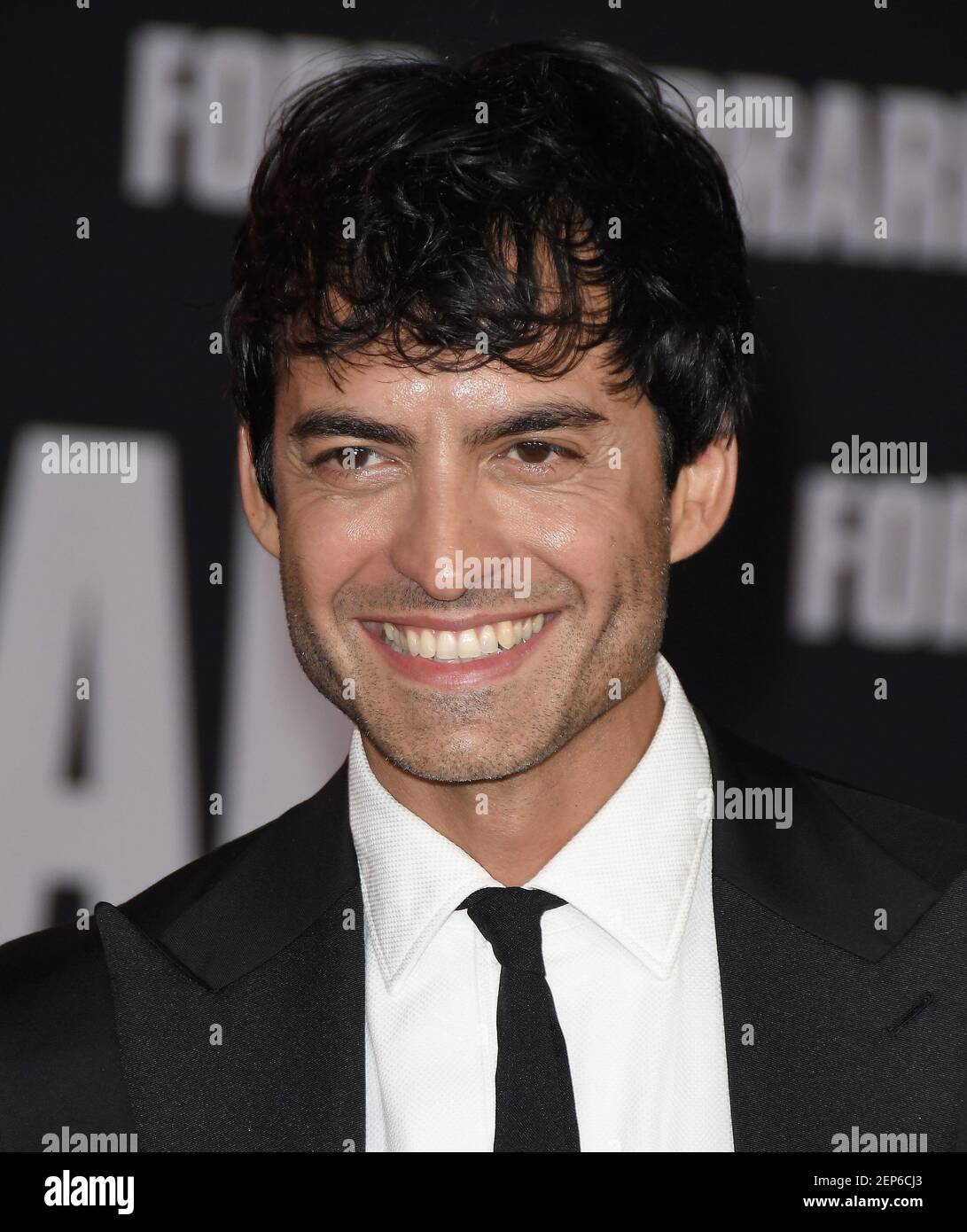 Francesco Bauco arrives at the FORD v FERRARI Los Angeles Screening ...