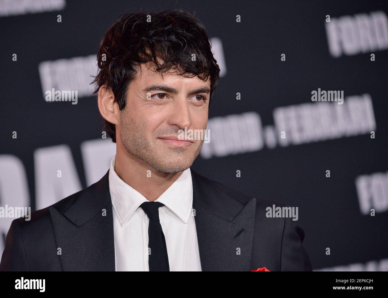 Francesco Bauco arrives at the FORD v FERRARI Los Angeles Screening ...