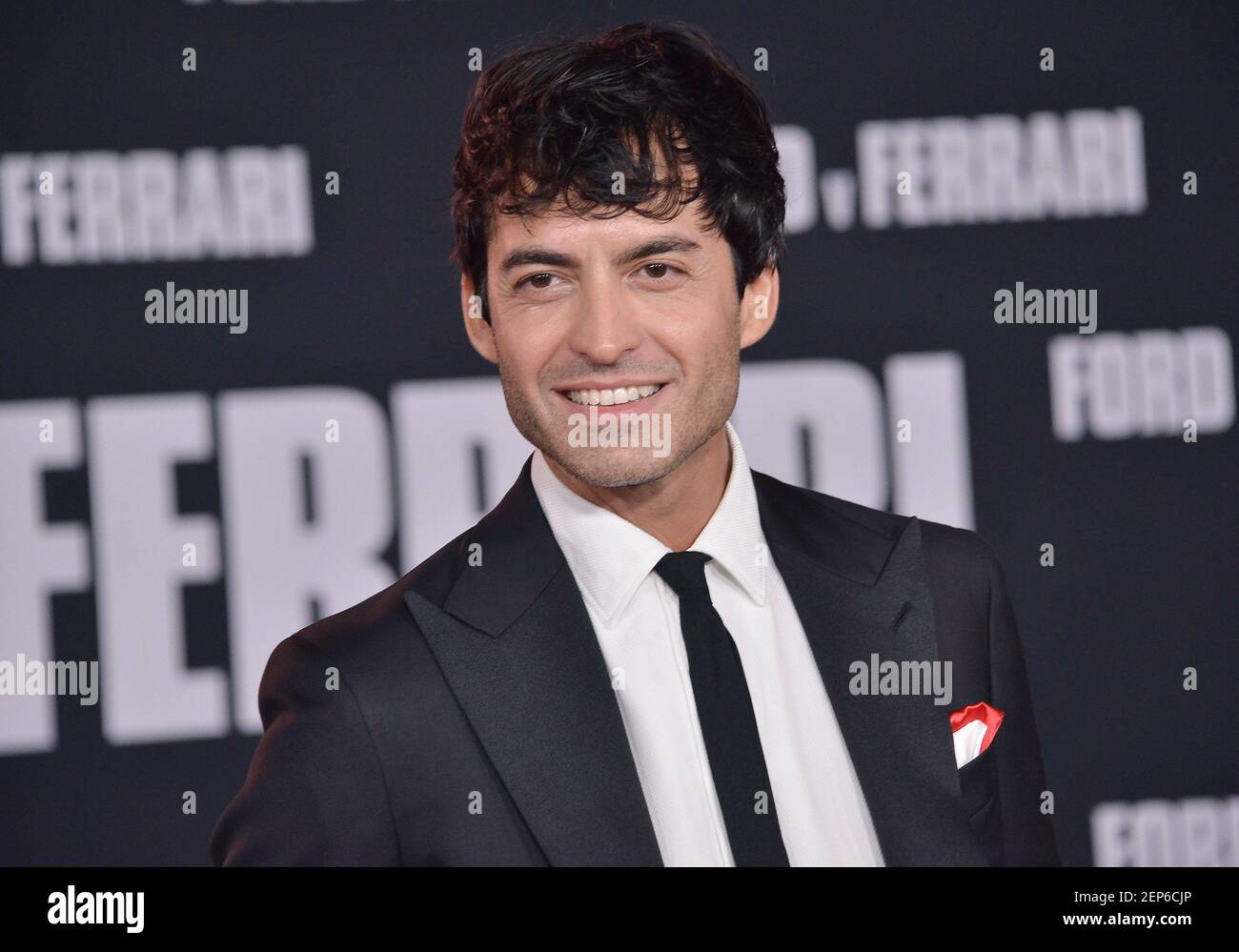 Francesco Bauco arrives at the FORD v FERRARI Los Angeles Screening ...