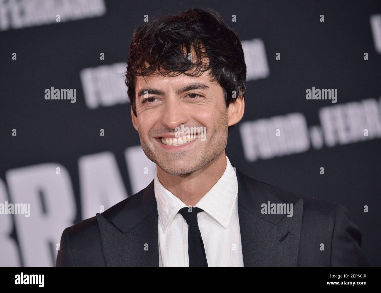 Francesco Bauco arrives at the FORD v FERRARI Los Angeles Screening ...