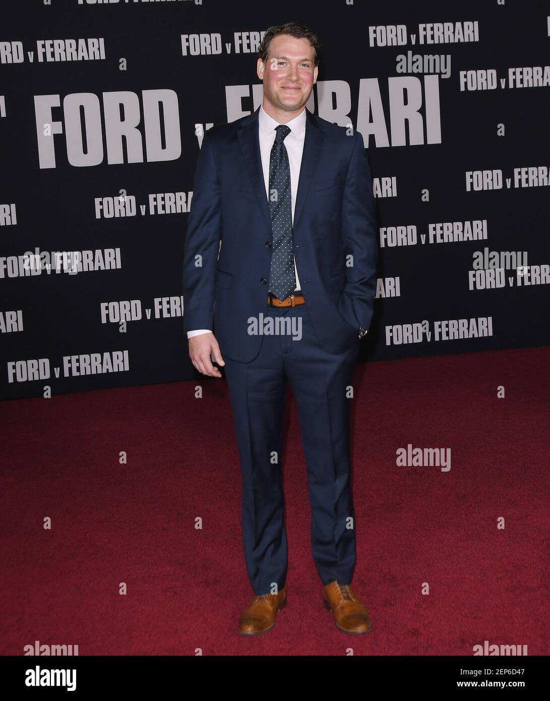 Joe Williamson arrives at the FORD v FERRARI Los Angeles Screening held ...