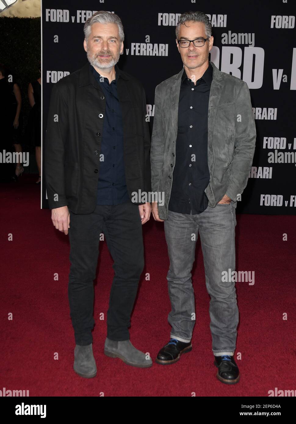 Buck Sanders and Marco Beltrami at the FORD v FERRARI Los Angeles ...