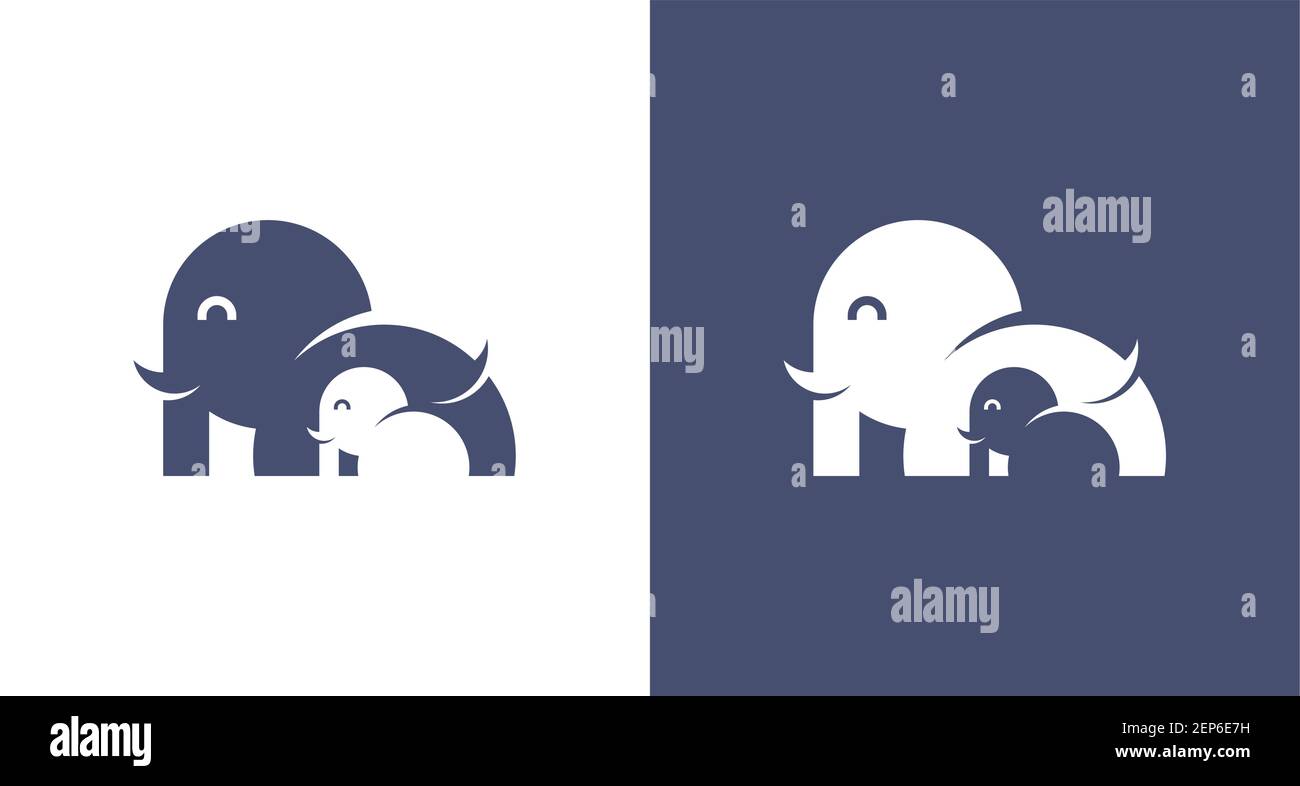 Elephant logo hi-res stock photography and images - Alamy