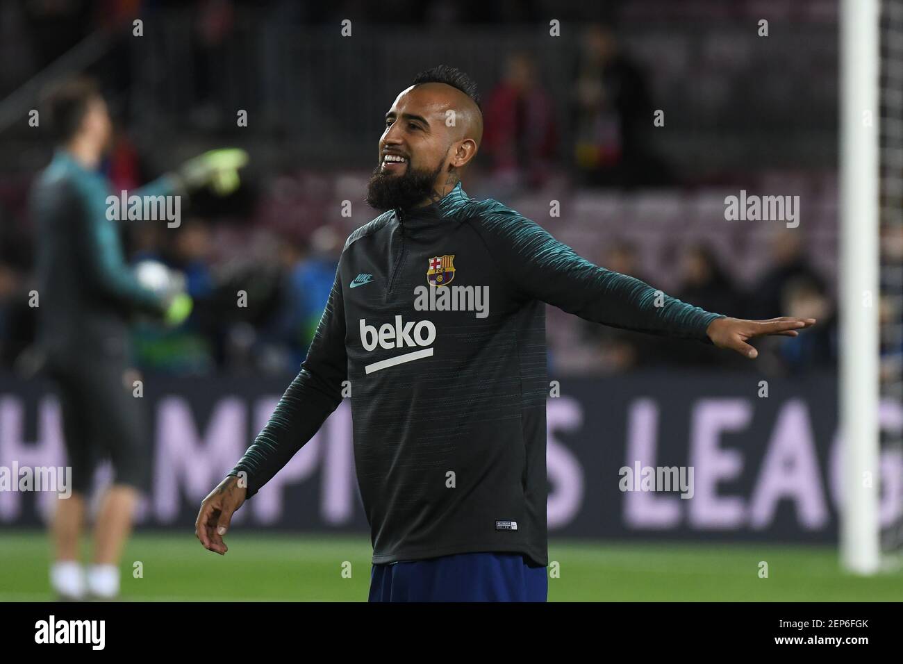 Arturo Vidal of FC Barcelona during the match FC Barcelona v Slavia ...
