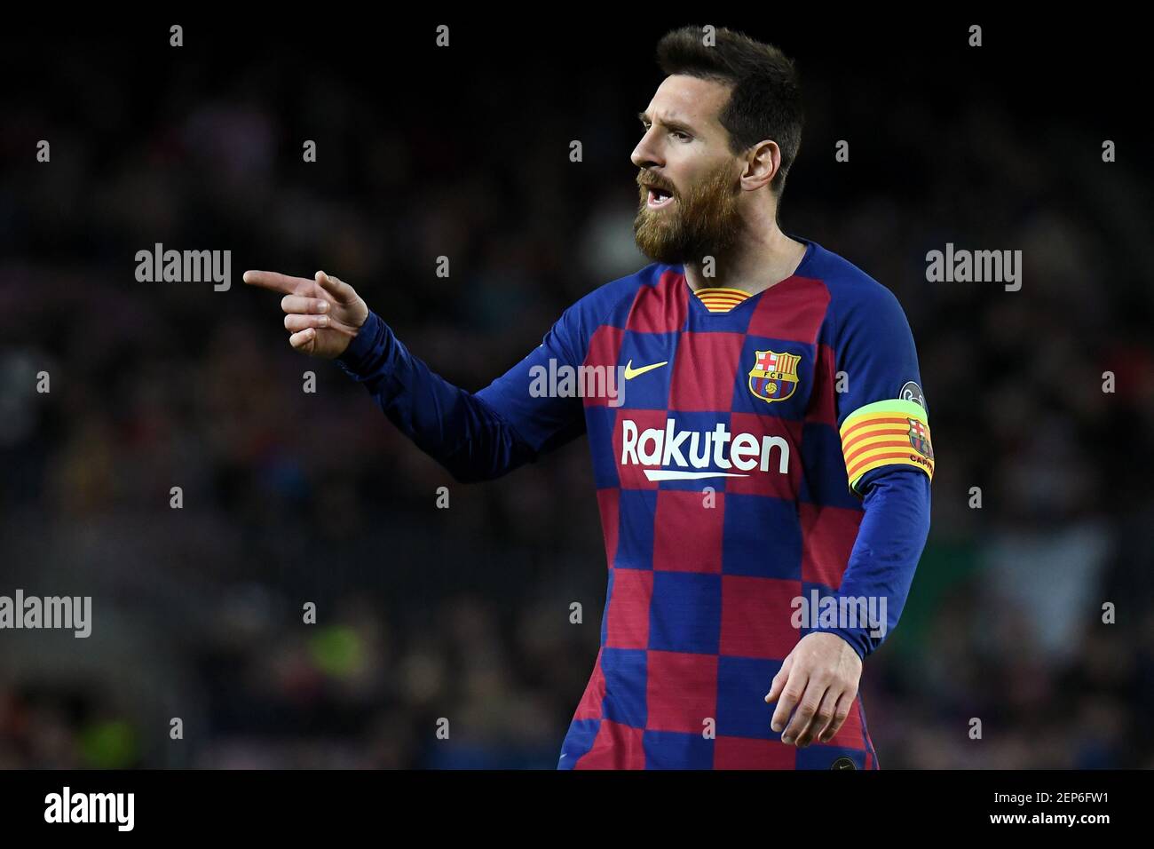 Lionel Messi of FC Barcelona during the match FC Barcelona v Slavia ...