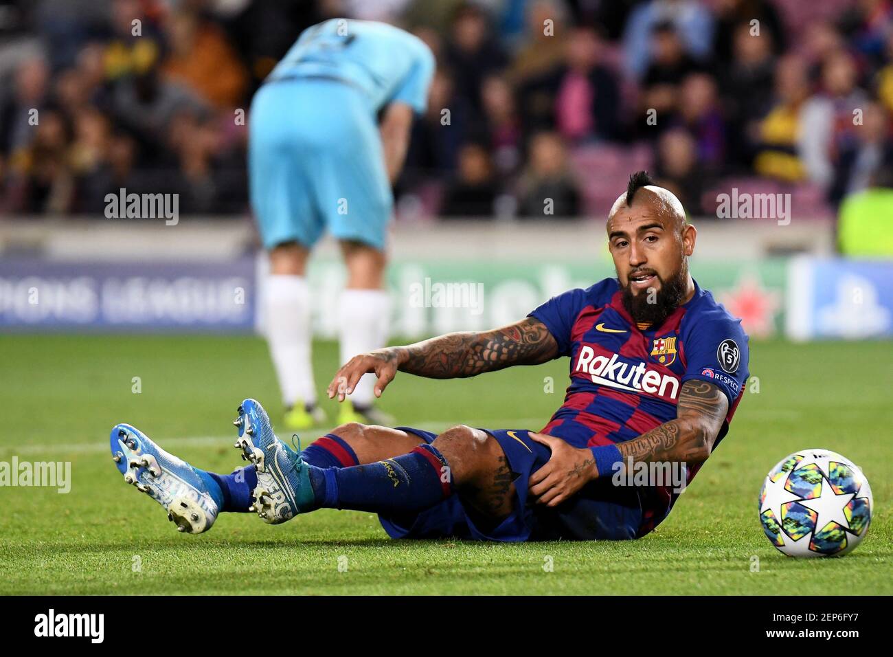 Arturo Vidal of FC Barcelona during the match FC Barcelona v Slavia ...
