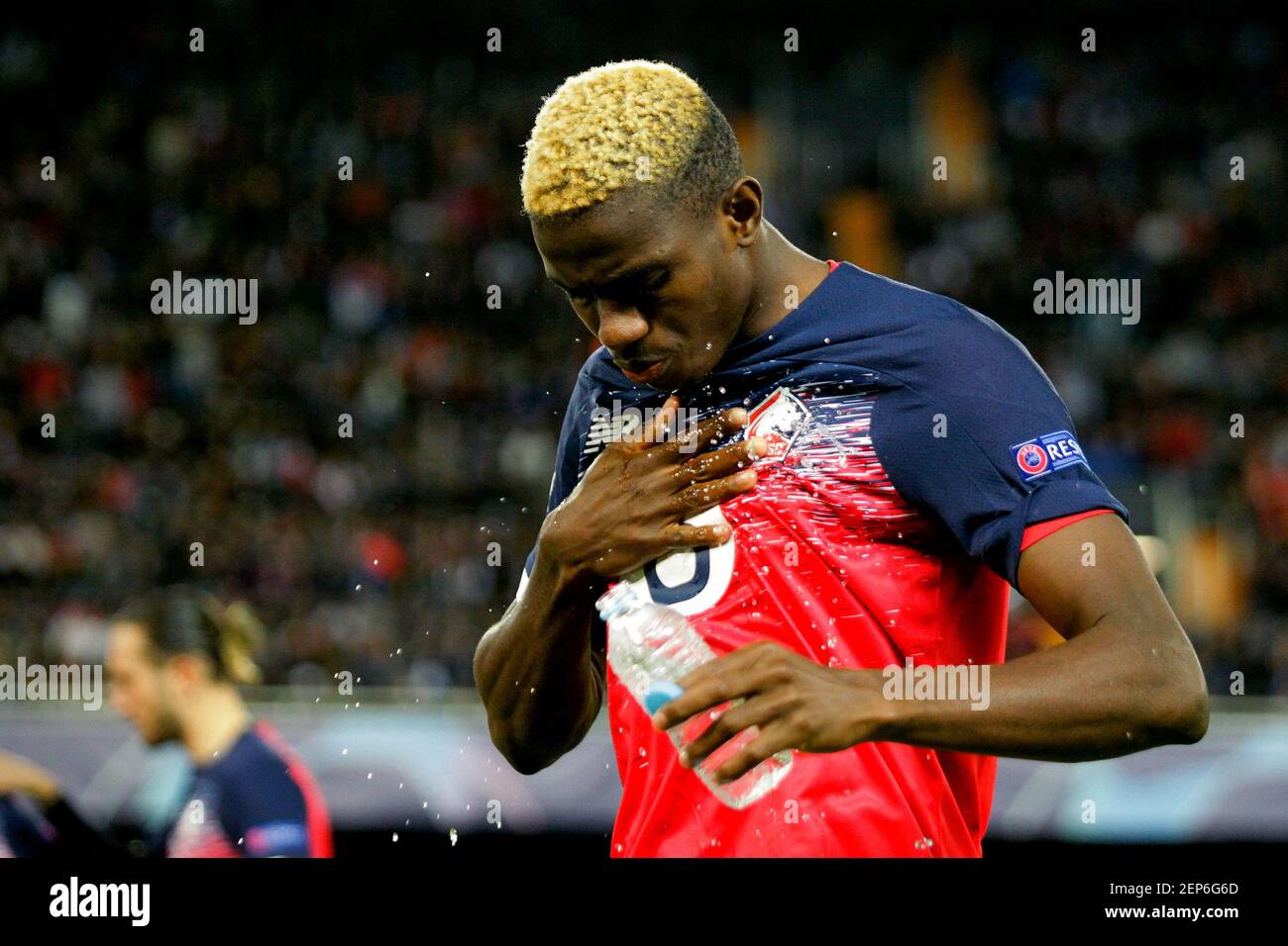 Victor Osimhen of Lille OSC during the match Valencia CF v Lille, of ...