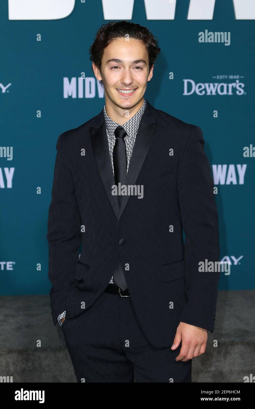 Mikael Conde at the MIDWAY World Premiere held at Regency Village ...