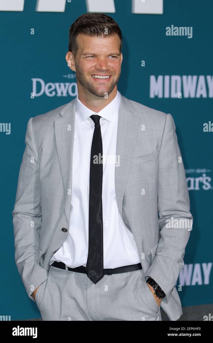 Jason New at the MIDWAY World Premiere held at Regency Village Theatre ...
