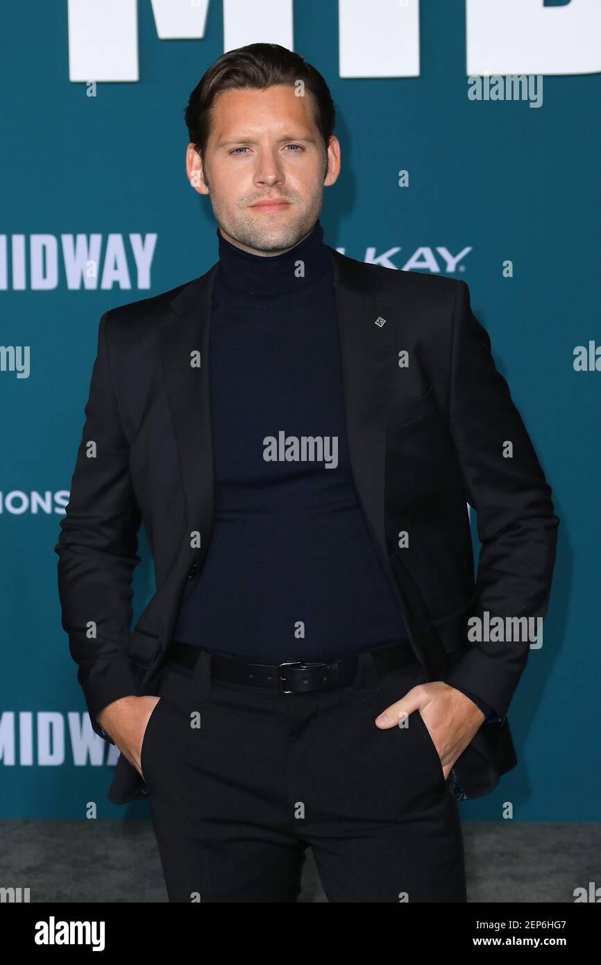 Luke Kleintank at the MIDWAY World Premiere held at Regency Village ...