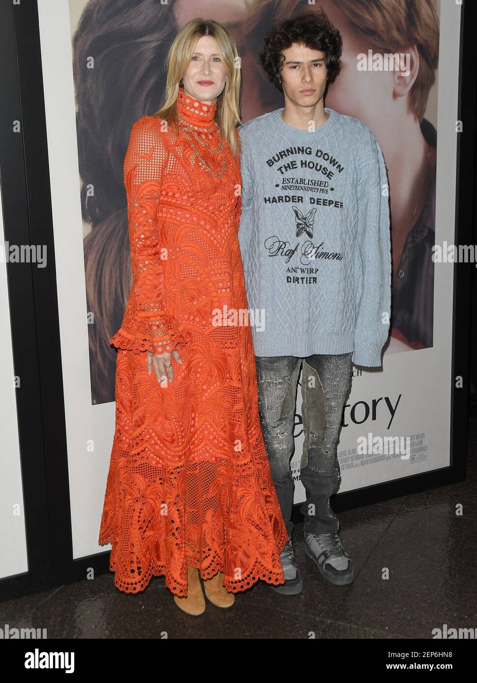 (L-R) Laura Dern and Son Ellery Harper at Netflix’s MARRIAGE STORY Los ...