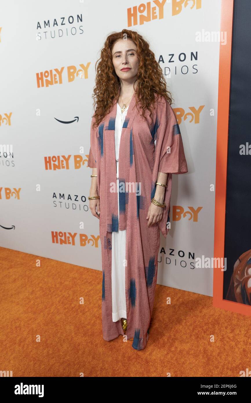 Alma Har'El attends the premiere of Amazon's "Honey Boy" at the ...