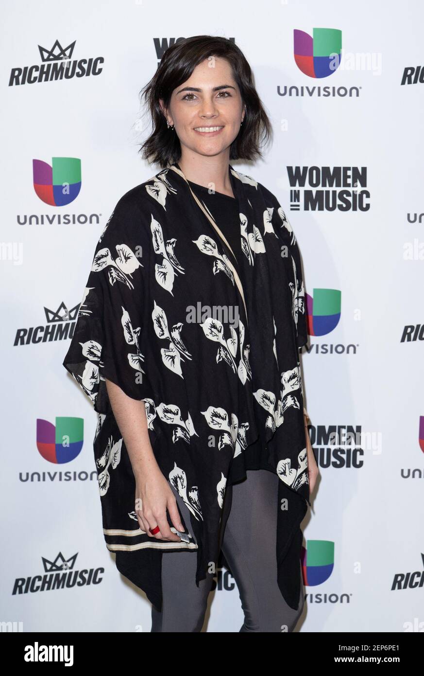 MIAMI, FL - NOV 6: Maria Elisa Ayerbe, is a recording and mixing ...