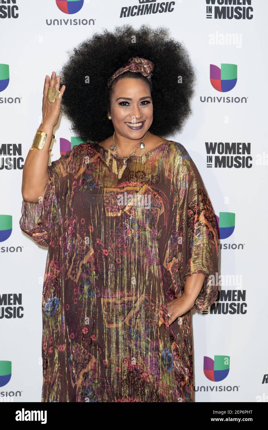 MIAMI, FL - NOV 6: Cuban singer, pianist, composer and actress, Aimee ...