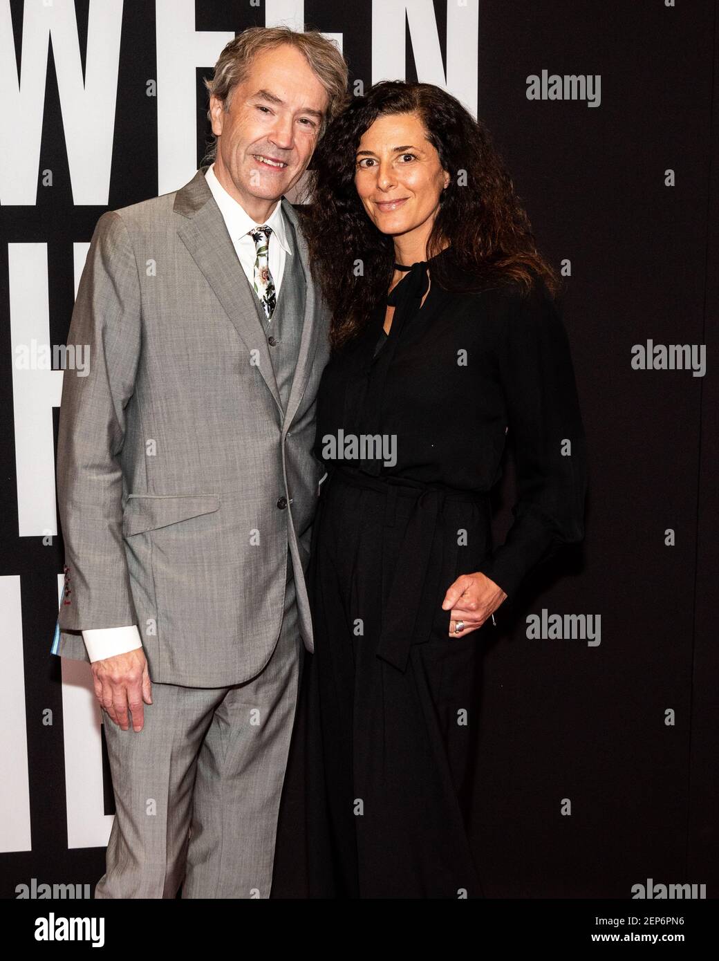 Composer Carter Burwell and his wife, installation artist Christine ...