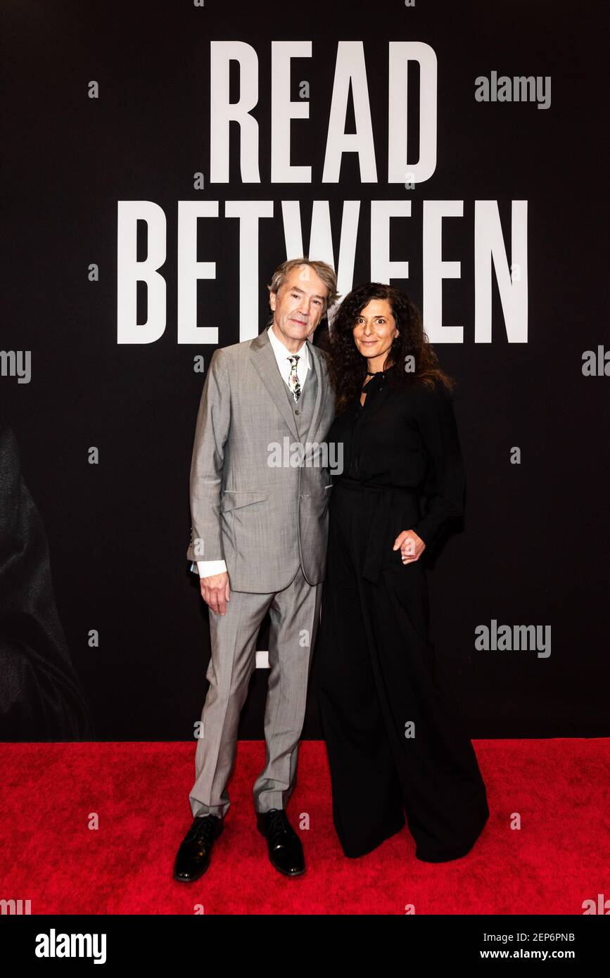 Composer Carter Burwell and his wife, installation artist Christine ...