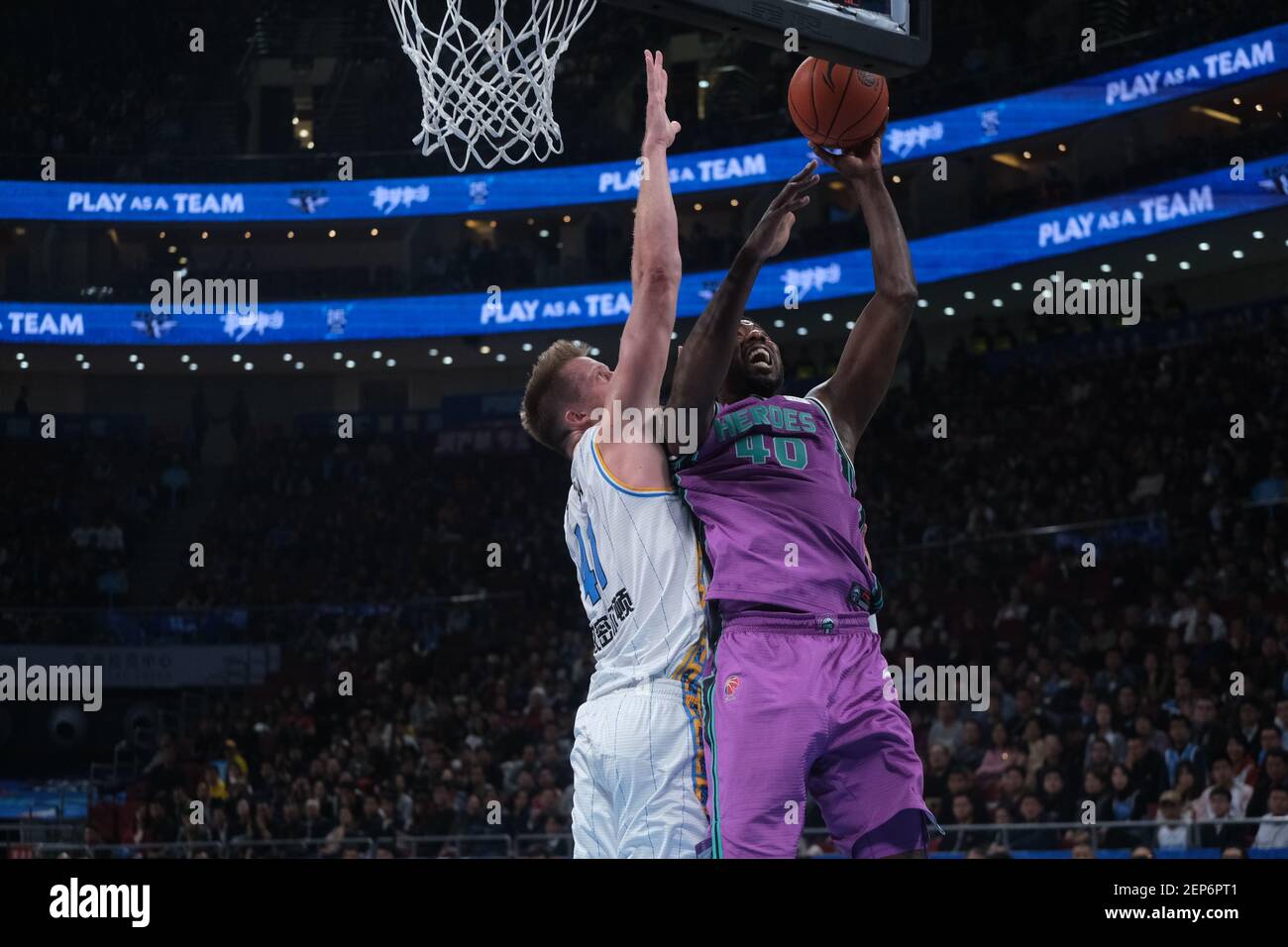 Beijingï¼ŒCHINA-In the second round of the 2019-2020 CBA season ...